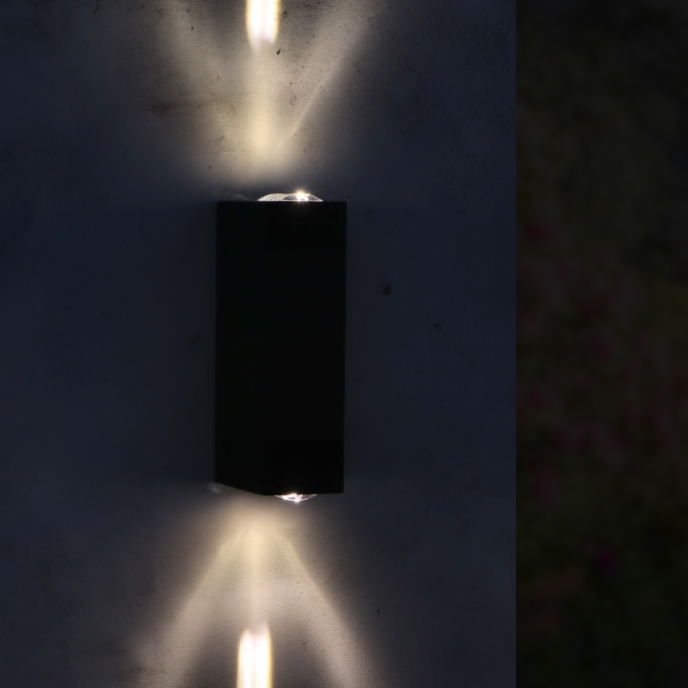 Aplica LED De Fatada 6W Falcon, Iluminare In 2 Directii, Lumina Calda ...