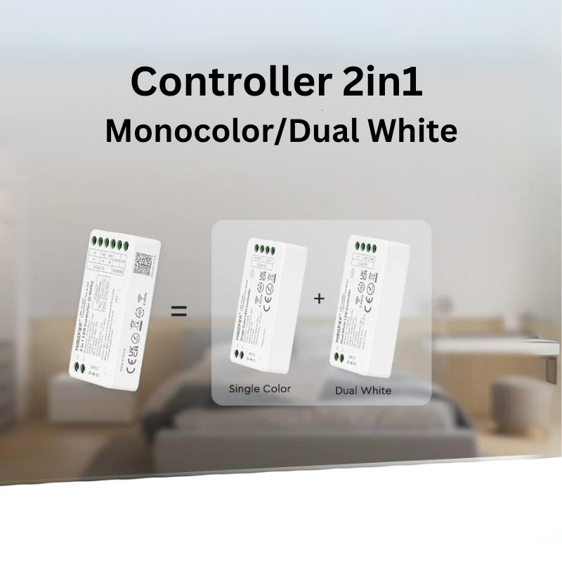 Controler 2.4 Ghz 2in1 Monocolor/Dual White, FUT035S+ MiBoxer – led-box.ro