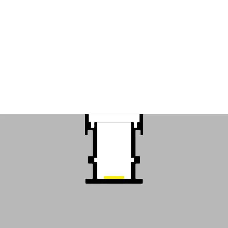 Profil de pardoseala Ufeg, aluminiu, 25.8 x 21.3 mm - 2 m | Led-Box.ro ...