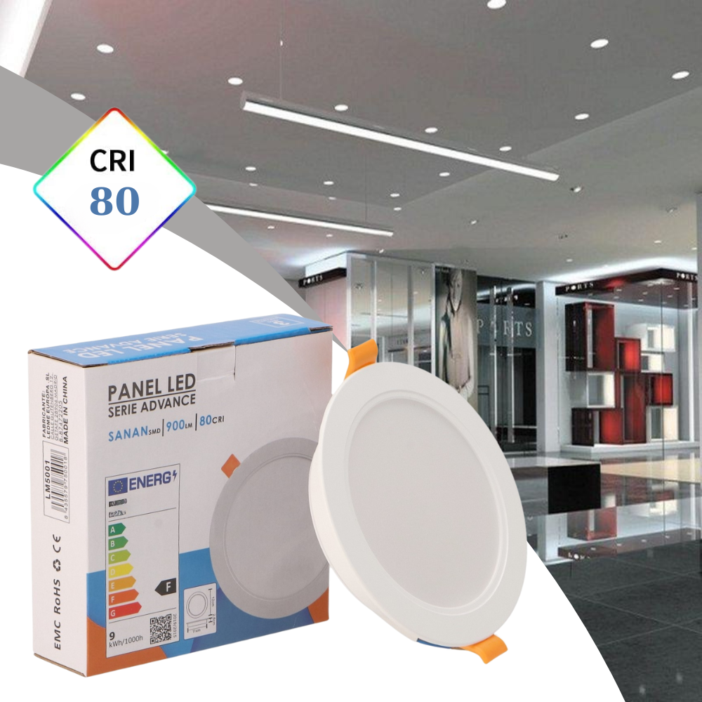 Spot LED Rotund Incastrat Advance, 9W CCT | Led-Box.ro – led-box.ro