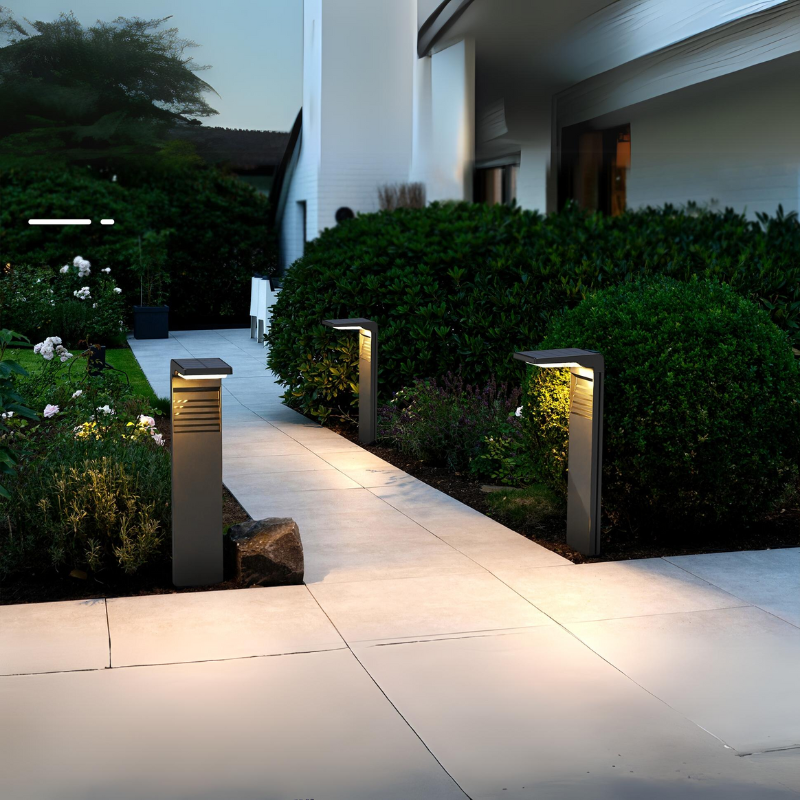 Stalp Solar Gradina cu Senzor de Amurg, 4000K, IP65, 5W | Led-Box.ro ...