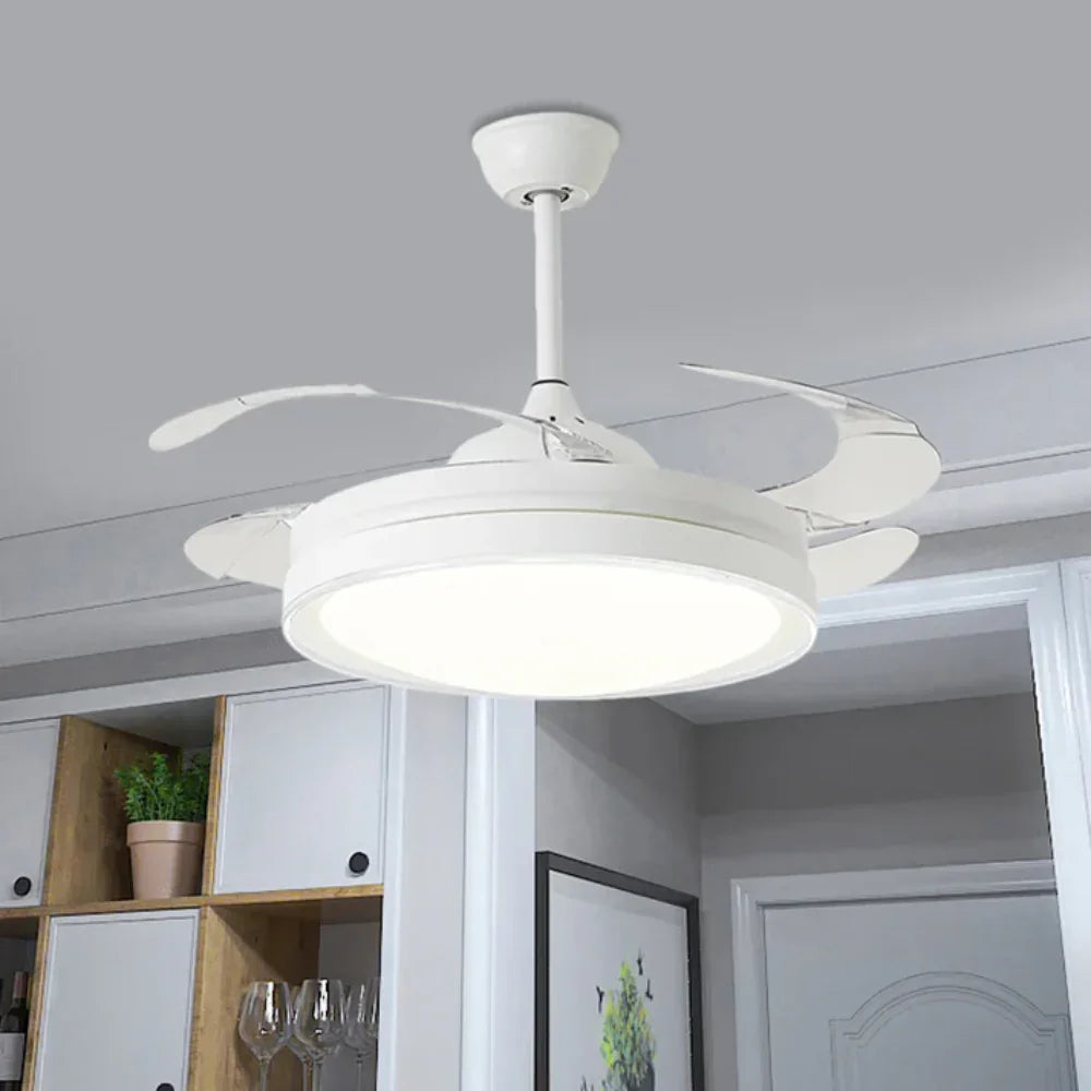 Ventilator de tavan cu lustra LED Olga, CCT, 6 viteze, mod vara-iarna ...