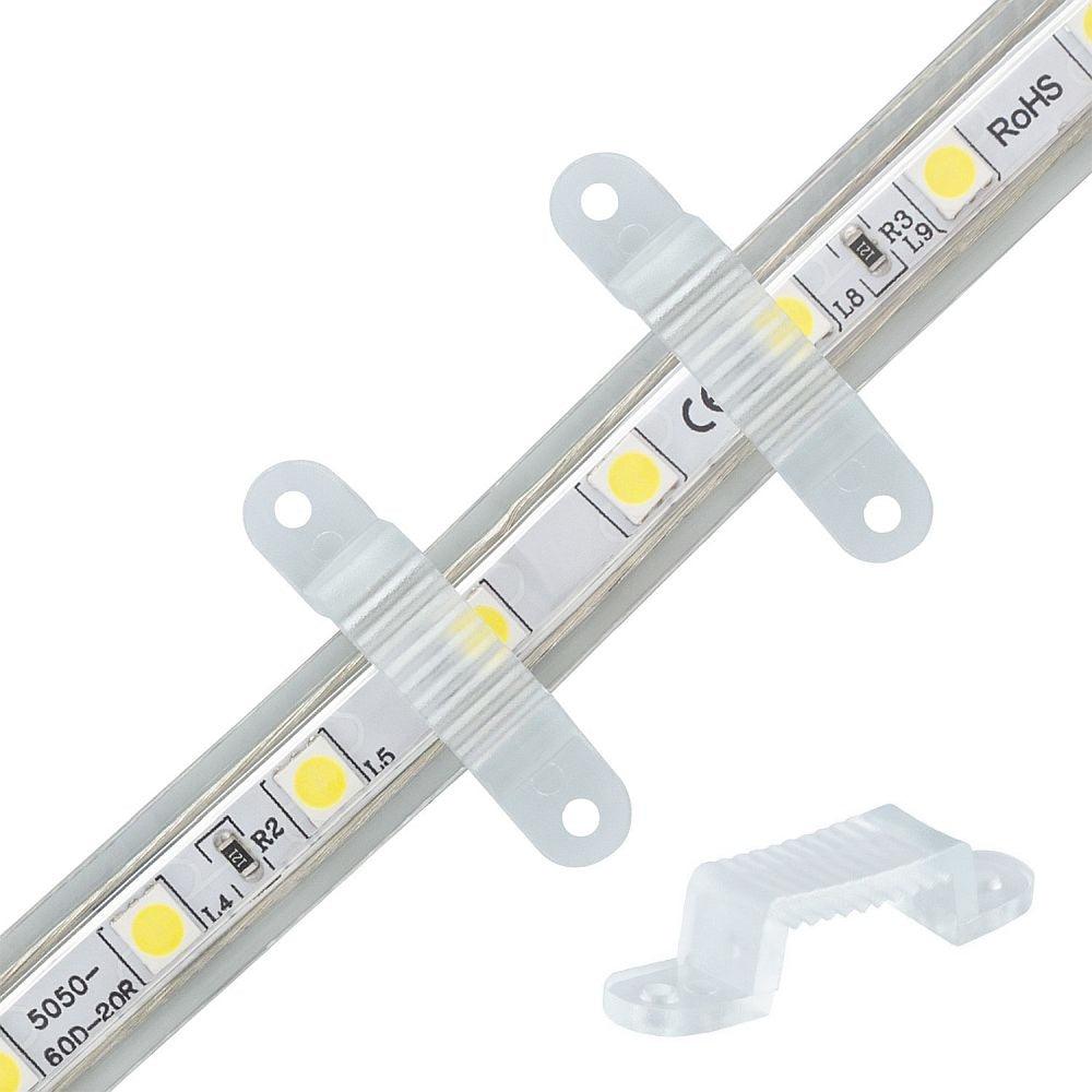 Cleme fixare banda LED 220V, 50 bucati/set - Led-Box.ro – led-box.ro